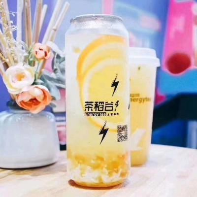 Cina La bevanda di plastica del tè eliminabile della bolla dell'ANIMALE DOMESTICO imbottiglia il rivestimento del collo di 38mm in vendita