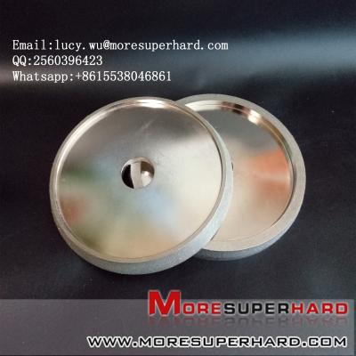 China 6 inch Quality Electroplated Diamond coated Flat Lap Disk wheel  lucy.wu@moresuperhard.com for sale