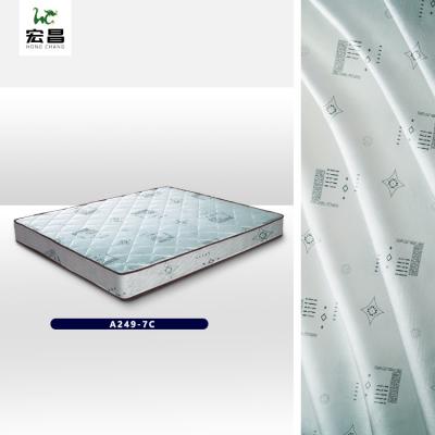 Cina Poli panno a 83 pollici dei copri materasso del tessuto del tricot tinto pianura bianca in vendita
