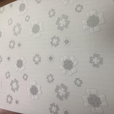 China Tela de tiquetaque branca simples do projeto 43D 220gsm para o colchão de estofamento à venda