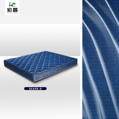 Cina Essiccazione rapida imbottente del tessuto del materasso a 83 pollici molle semplice blu di larghezza in vendita