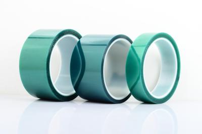 Cina Singola protezione di mascheramento verde del nastro 0.06mm 180 C del silicone dell'ANIMALE DOMESTICO termoresistente in vendita