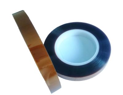 China 230um Thickness Double Splice Tape / Silicone Brown Color Pi Splicing Tape for sale