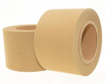 China Adherencia de goma da alta temperatura Brown Kraft de cinta de papel resistiendo 80 grados en venta