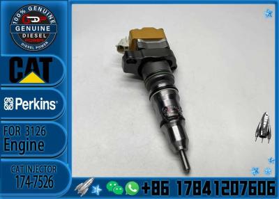 China Excavator accessoires Dieselmotor brandstofinjector Dieselmotoronderdelen 1747526 174-7526 voor Caterpillar CAT 3412E 651E 657 Te koop