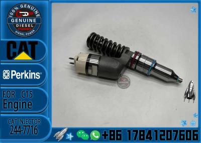 China Injetor de combustível reutilizado original 244-7716 2447716 para motores Caterpillar C15 Diesel à venda