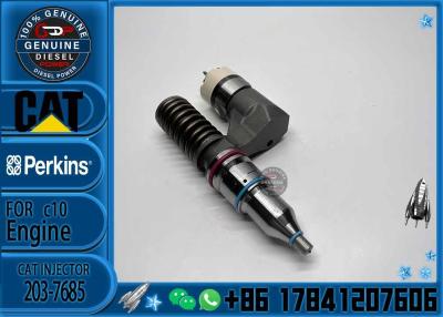 China Peças de escavadeira C10 Motor Injetor 203-7685 212-3468 317-5278 10R-0967 10R-1258 Injetor de combustível para escavadeira à venda