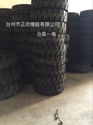 China QIYU brand 6.50-10 XZ01 Forklift solid tyres, Pneumatic solid tyre, solid resilient tyres for sale