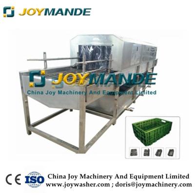China Speed Adjustable Industrial Ice Cream Crate Washing Machine for sale