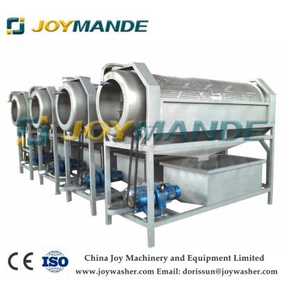 China Industrial Vegetable And Fruit Rotary Washing Machine Rotary Washer for sale