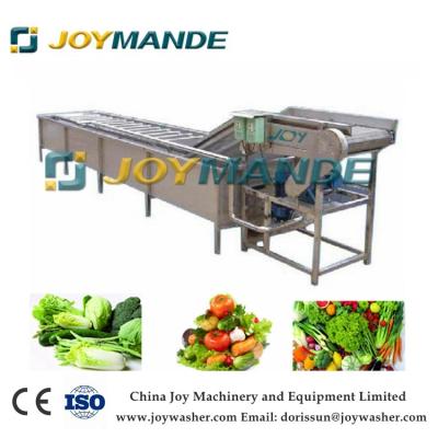China Industrial SUS304 Air Bubble Vegetable Washer Industrial Vegetable Washing Machine With CE for sale