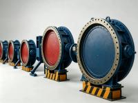 Quality Zero Leakage Double Eccentric Butterfly Valve 220V / 380V Double Offset for sale
