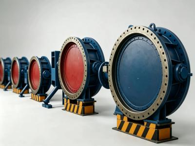 China Zero Leakage Double Eccentric Butterfly Valve 220V / 380V Double Offset Butterfly Valve for sale