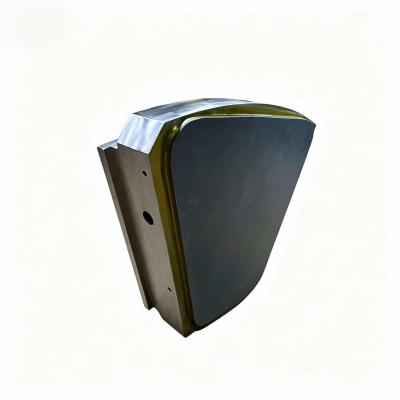 China Customized Babbitt Alloy Reverse Thrust Pad with Precision CNC Machining for 0.4 mm Axial Float Restriction for sale