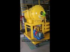 vacuum oil purifying machine sealing oil purification machine with increased resistivity