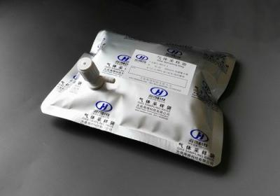 China Devex Multi-layer foil composite film gas sampling bag with combination ABS valve with side connnector 1L air sample for sale