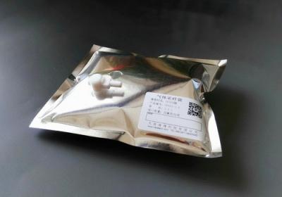 China New Devex multi-layer foil gas sampling bags with side-opening PTFE valve (NDV41_2L) air sample bags for sale