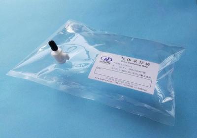 China ®FEP gas sampling bag with PTFE straight valve & septum port syringe sampling FEP31_10L(air sample bags) for sale