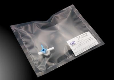 China Tedlar® PVF Gas Sampling Bag with stopcock side-opening valve with silicone septum port 1/4'' 6.35m  TDL21_2L air sample for sale