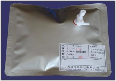 China DEVEX air/gas sampling bags with  with stopcock straight valve silicone septum for syringe sampling DEV31_1L for sale