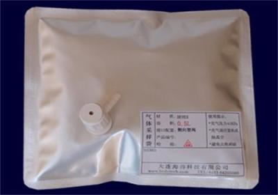 China DEVEX air/gas sampling bags with ABS (L-type) On/Off Combination valve with side connector  DEV21_15L for sale