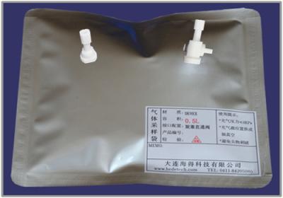 China DEVEX gas sampling bags with PTFE valve + fitting with silicone septum for syringe sampling DEV73_0.5L  air sample bag for sale