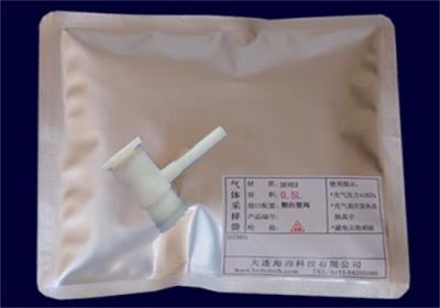 China DEVEX air/gas sampling bags with PP polypropylene screw cap combo valve with replaceable silicone septum 10L for sale
