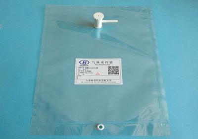 China Polyester gas sampling bag with PP  valve with silicone septum  (odor bags/Stench bag) POL21S_5L for sale