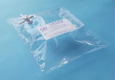 China ®FEP gas sampling bag withPC side-opening stopcock  valve with silicone septum  FEV21_5L (air sample bags) for sale