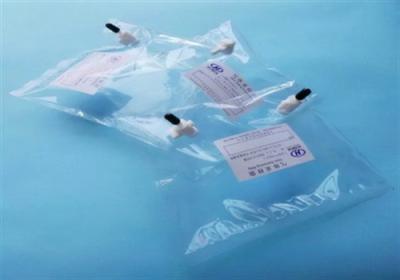 China ®FEP gas sampling bag with PTFE dual-valve & septum port syringe sampling  FEV32_80L (air sample bags) for sale