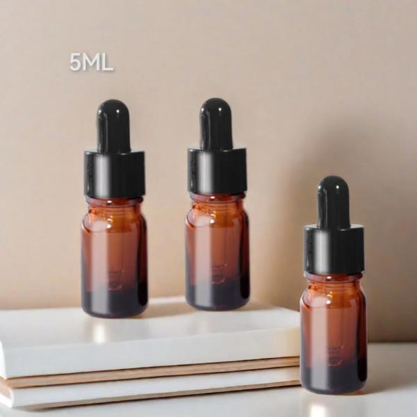 Quality 5ml Glass Bottle With Dropper , Dropper Bottle 5ml For Essential Oils / CBD oils Package for sale