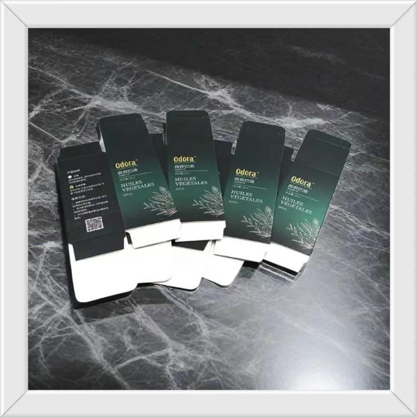 Quality 10ml Paper Box for Essential Oil Package , CBD Oil Dropper Bottle Box Packaging for sale