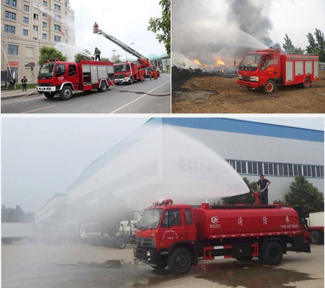 Dongfeng 12000 Liter Water Fire Truck for Fire Emergency Engine with Good Price