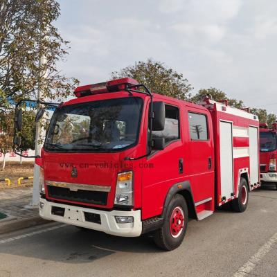China Sinotruk HOWO Foam Water Tank Fire Truck 4X2 6X4 8X4 Fire Fighting Water Truck for sale