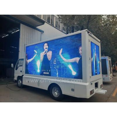 China ISUZU Full Color Outdoor Mobile LED Advertising Truck , Cinema LED Mobile Billboard Truck for sale
