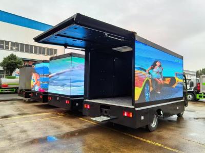 China HOWO LED Mobile Billboard Truck Advertising Podium Truck For Outdoor Activity for sale