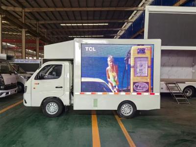 China Foton Mini Outdoor LED Advertising Van , Mobile Billboard Advertising Truck for sale