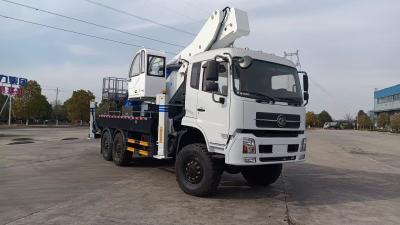 China Off Road Telescopic Boom Lift Truck , Hydraulic High Altitude Vehicle Platform Truck for sale