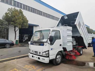 China ISUZU 7cbm Diesel Road Street Sweeper Truck , Road Vacuum Cleaner Truck for sale