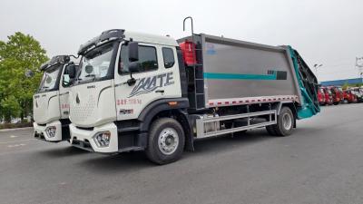 Cina Autocarro compattatore Sinotruk HOWO 18cbm per rifiuti, veicolo per la raccolta rifiuti 260HP in vendita