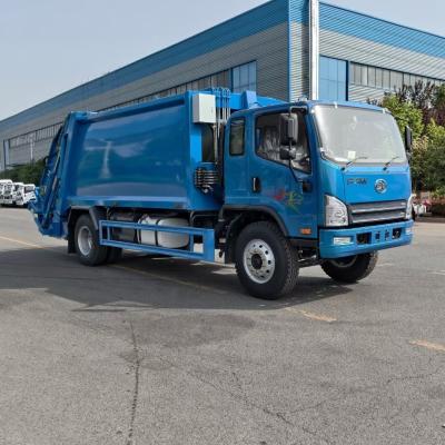 China FAW RHD Garbage Compactor Truck 8000 Liter Waste Collection Vehicle For Waste Collection for sale