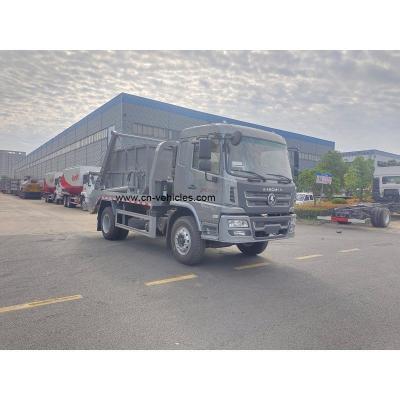 China Caminhão de Lixo Shacman Skip Loader 6 Rodas 10m3 Basculante à venda