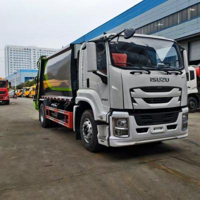 China Compression Garbage Truck , Isuzu Garbage Compactor Truck For Refuse Transport for sale