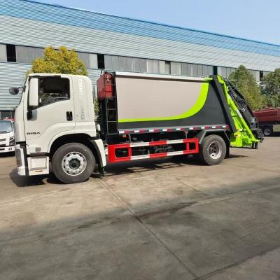 China Compression Garbage Truck , Isuzu Garbage Compactor Truck For Refuse Transport for sale