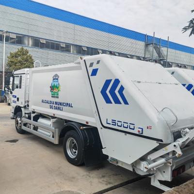 China Shacman L3000 Refuse Compactor Vehicle 16cbm Garbage Collection Truck 260HP for sale