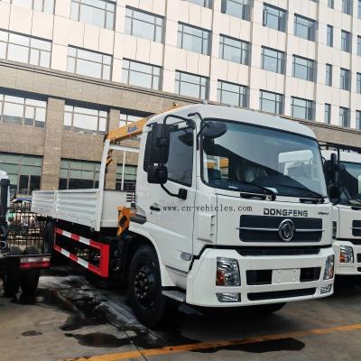 China Dongfeng 2 Ton 3 Ton Truck Mounted Crane Three Arm Mini Crane Truck With Xcmg Sqs68-3 for sale