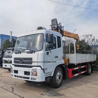 China 8 Tonne Telescopic Boom Truck Crane 180KW 245HP Hydraulic Mobile Crane Truck Mounted for sale