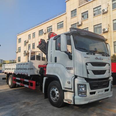China ISUZU Giga Hydraulic Truck Mounted Crane / Sany Palfinger Truck Crane for sale