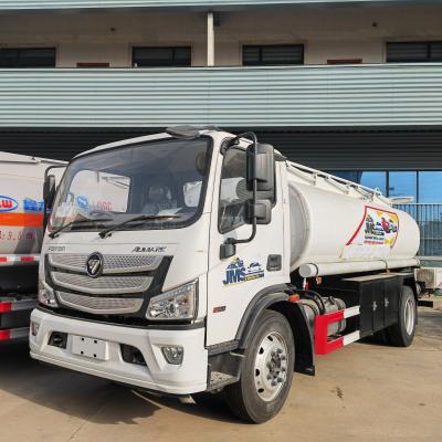 China Foton Aumark RHD Petrol Tank Truck 8500L Mobile Fuel Tank Truck for sale