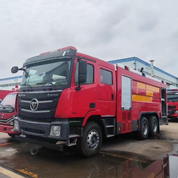 Quality Foton Auman Foam Fire Department Rescue Truck 6x4 Customization for sale